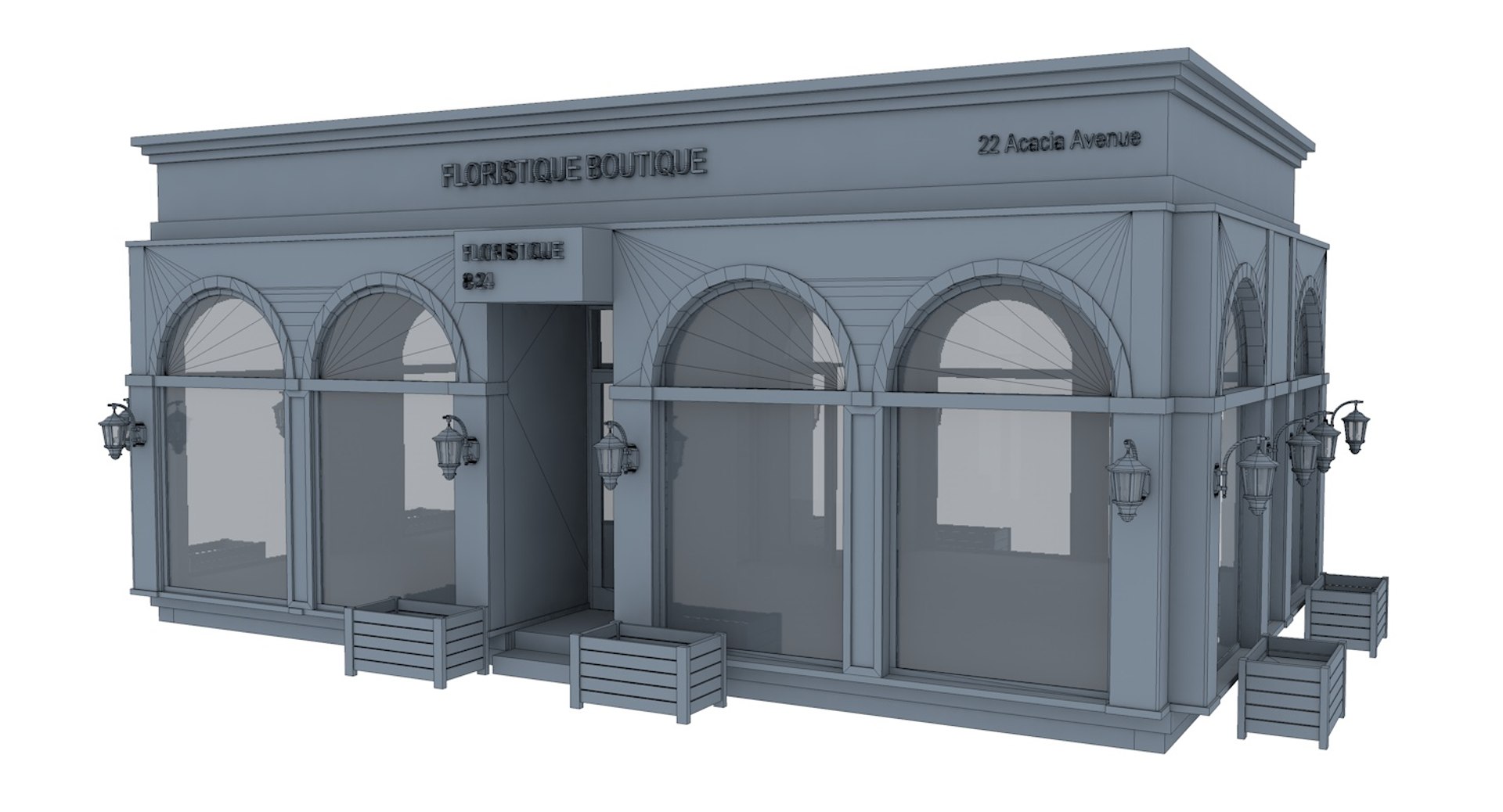 City Pavillion 3D Model - TurboSquid 1612053