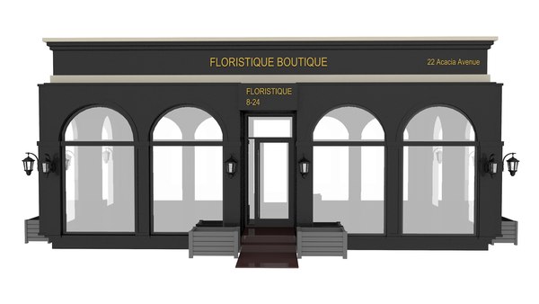 City pavillion 3D model - TurboSquid 1612053