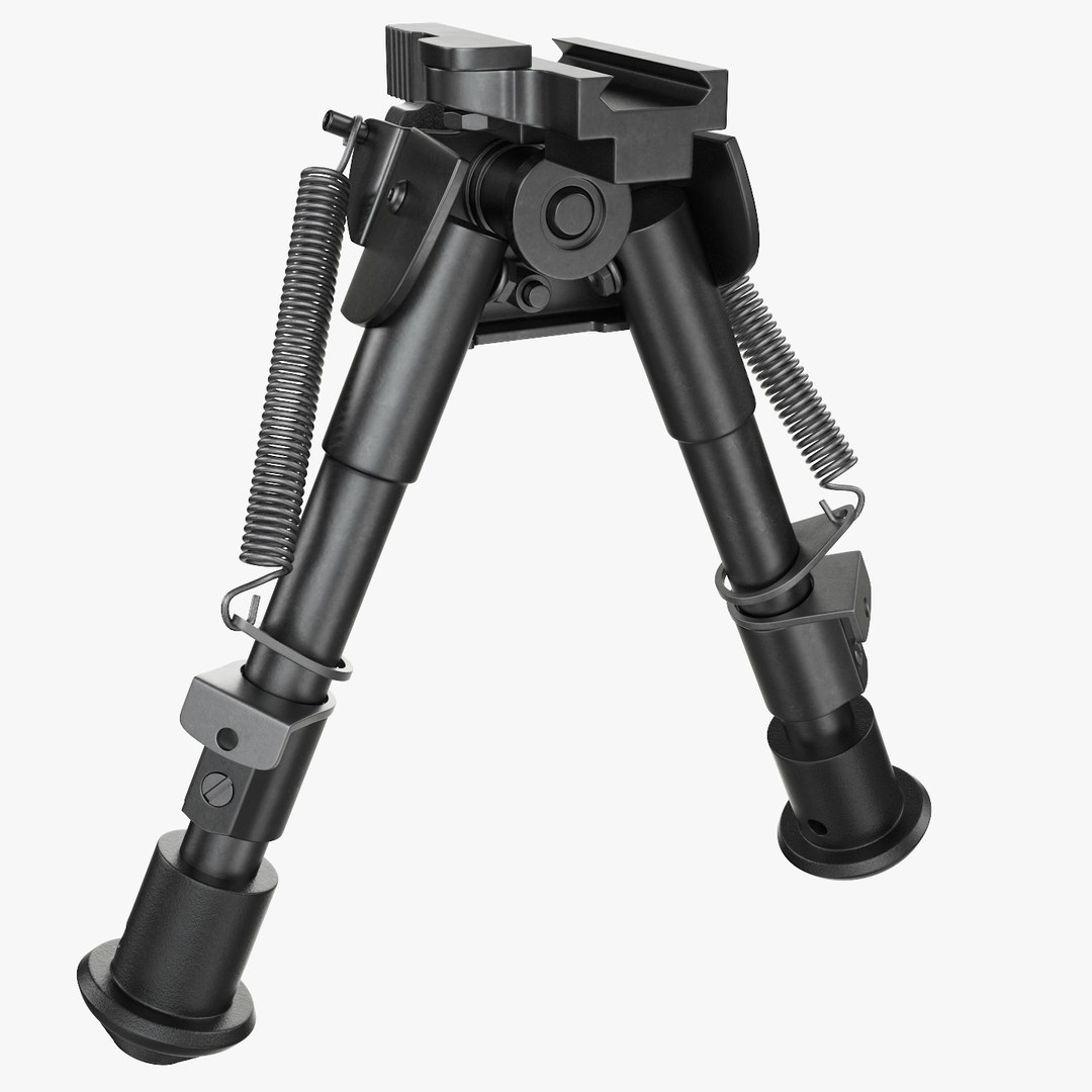 Sniper Rifle Bipod 3d Model
