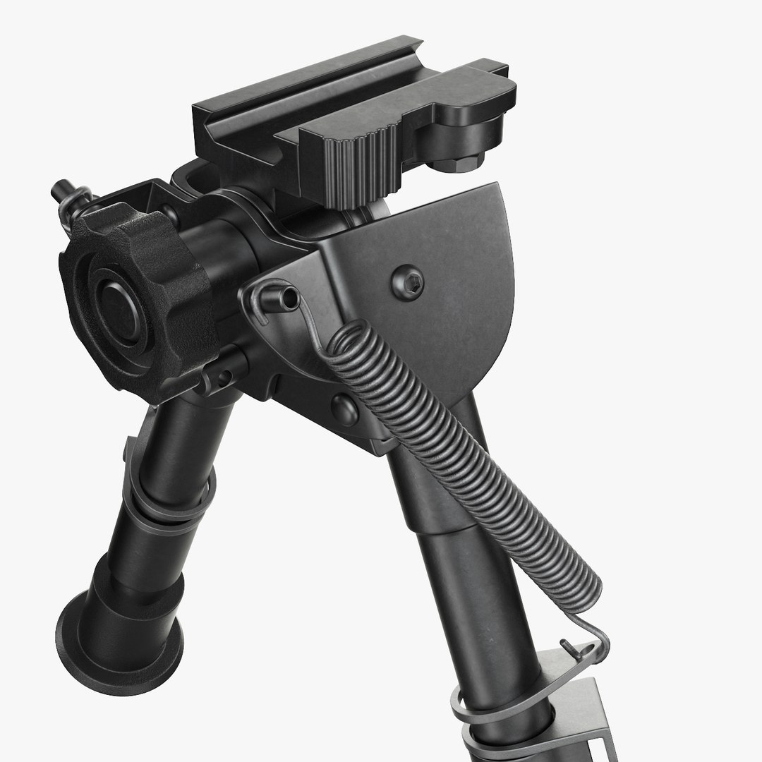 Sniper Rifle Bipod 3d Model
