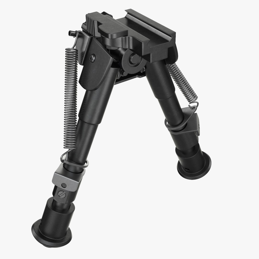 Sniper Rifle Bipod 3d Model