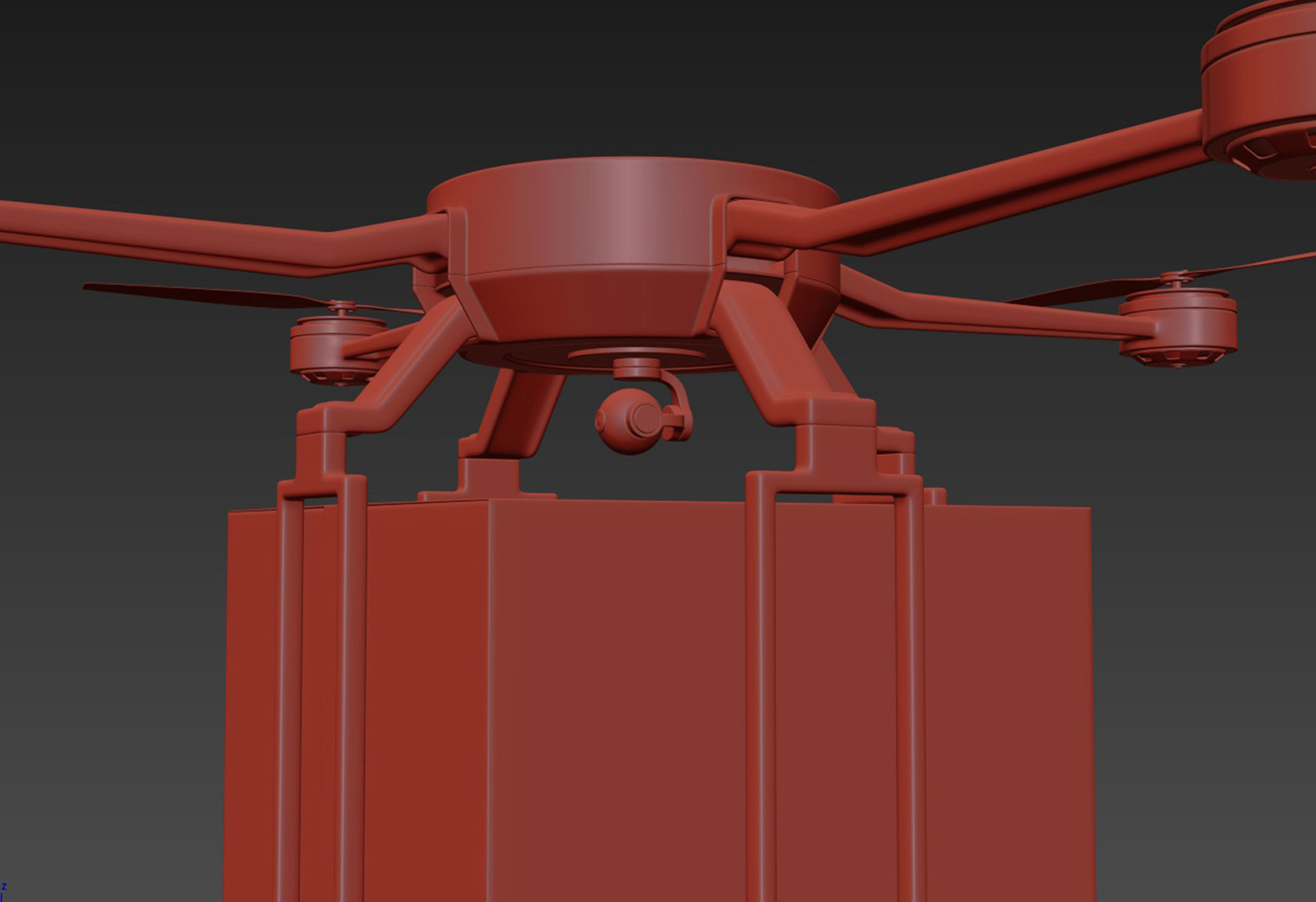 3D Cargo Drone model - TurboSquid 1733658