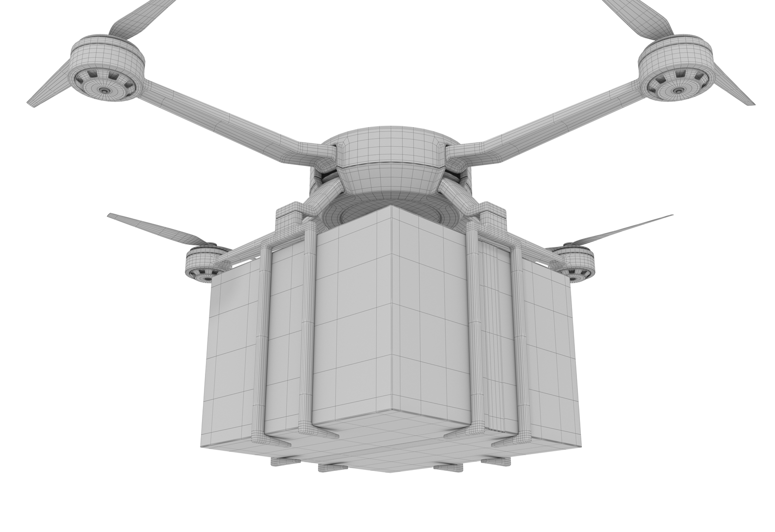 3D Cargo Drone model - TurboSquid 1733658