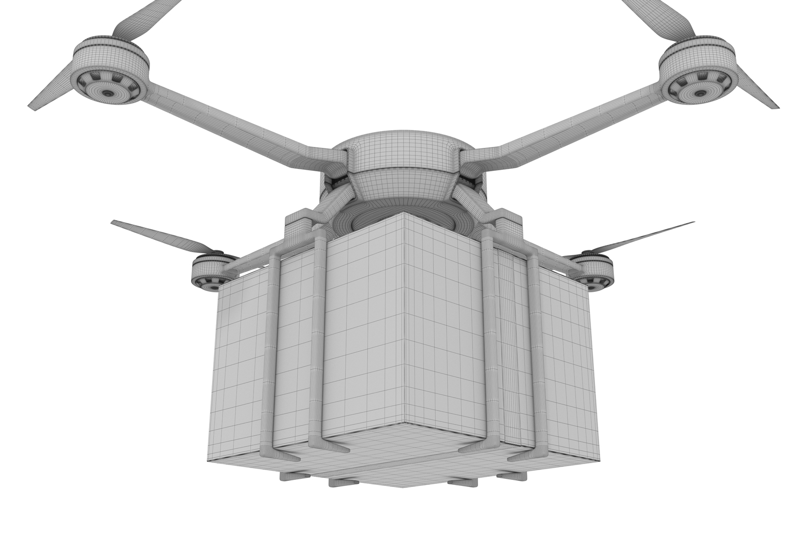 3D Cargo Drone model - TurboSquid 1733658