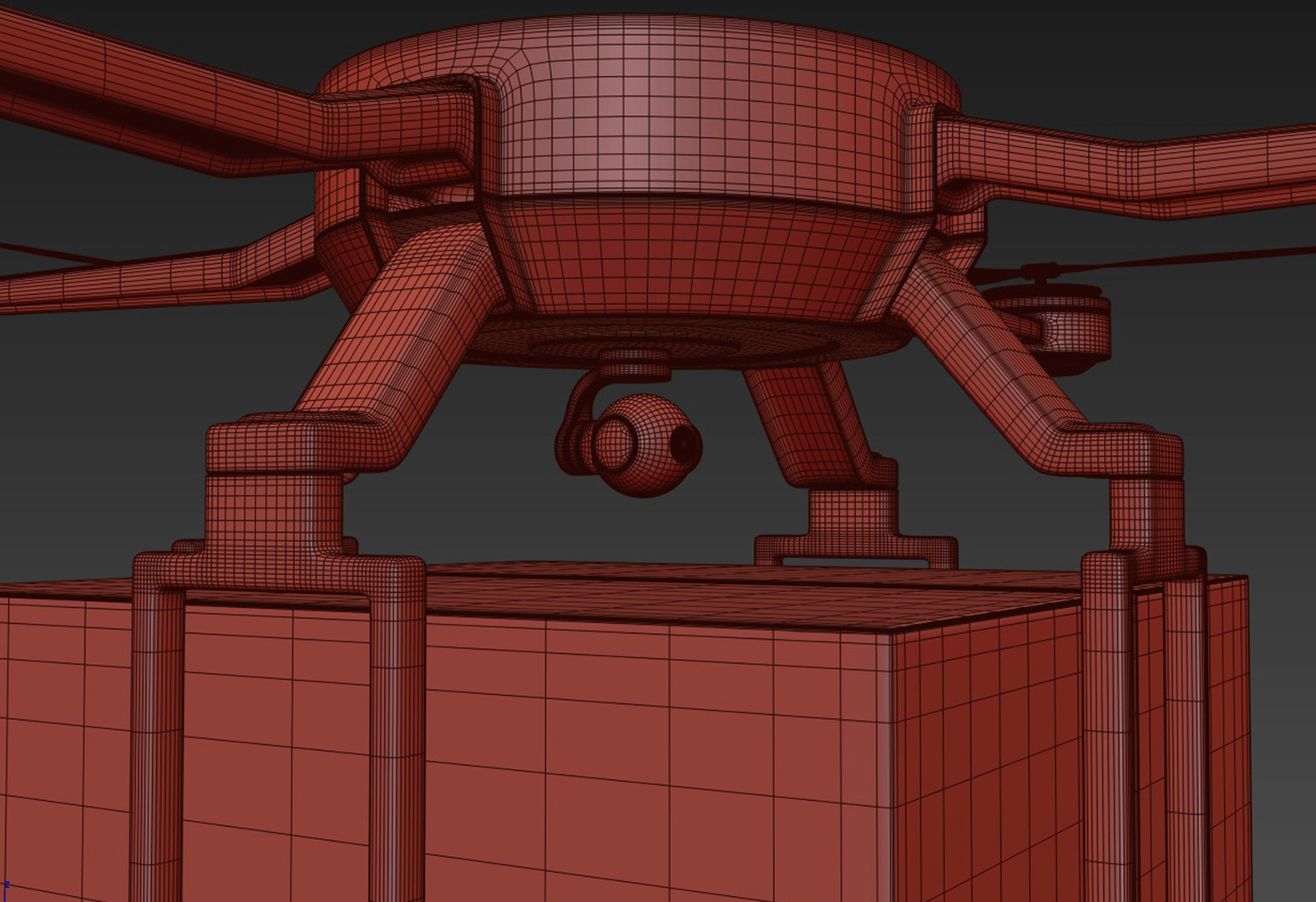 3D Cargo Drone model - TurboSquid 1733658