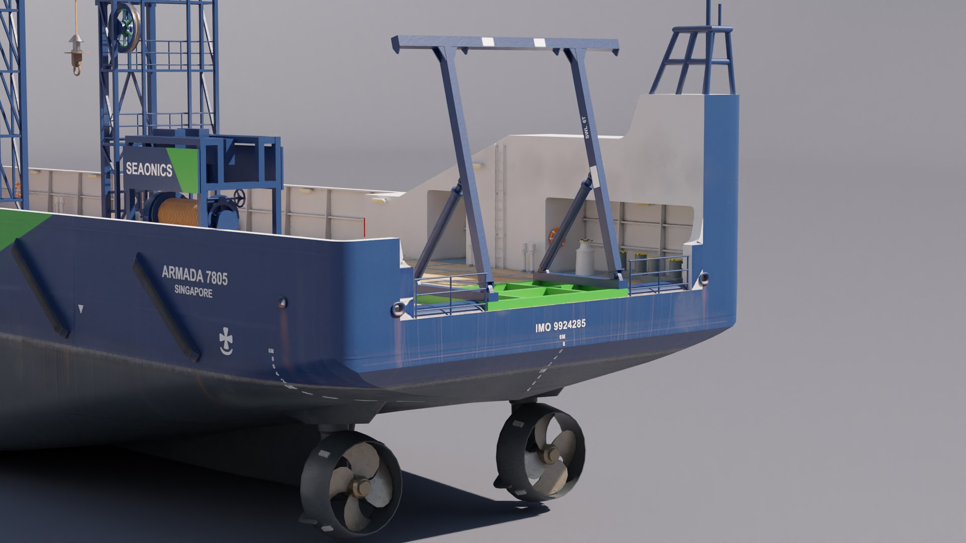 3D ARMADA 7805 Offshore Vessel - TurboSquid 2239805