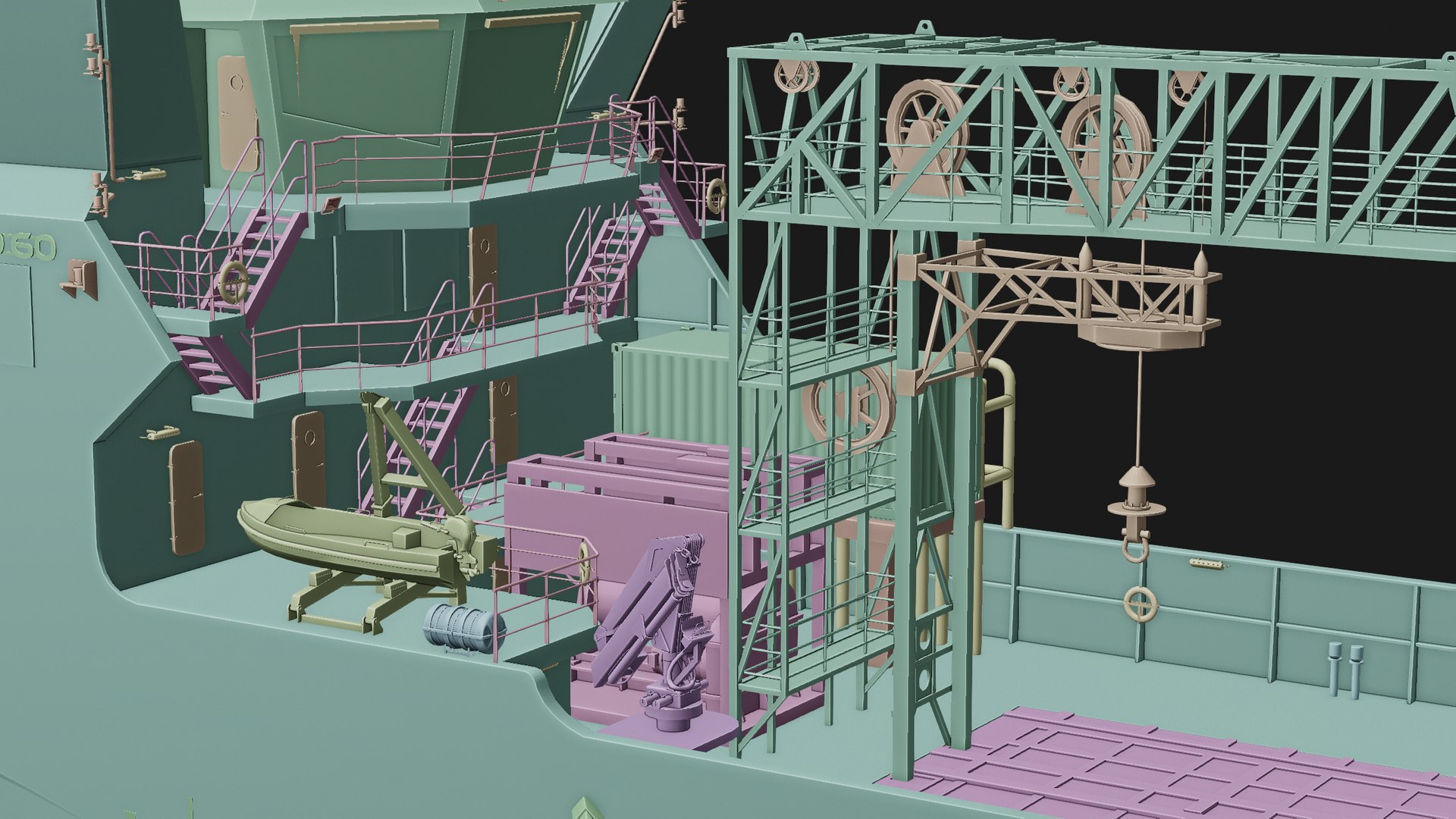 3D ARMADA 7805 Offshore Vessel - TurboSquid 2239805