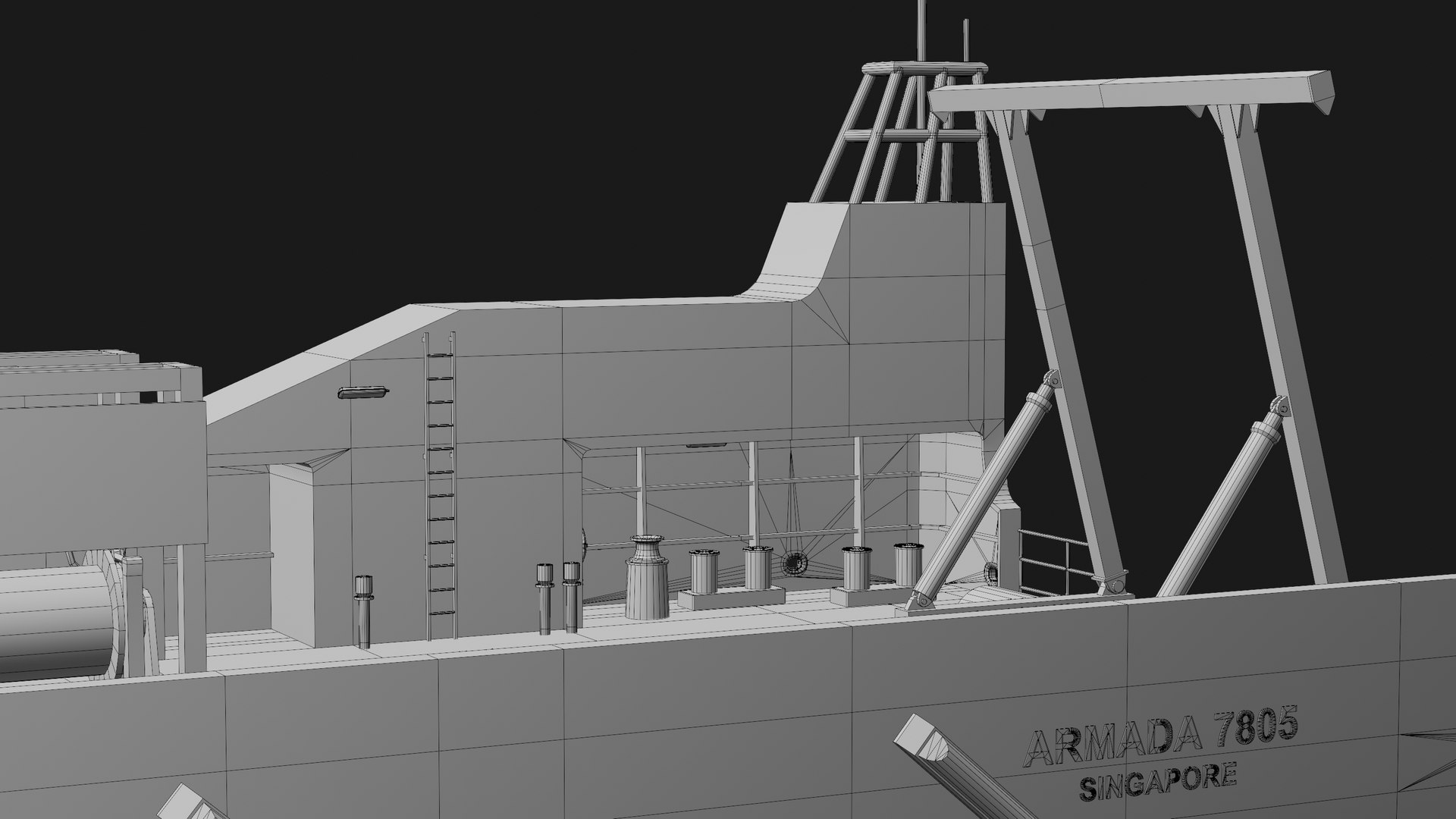 3D ARMADA 7805 Offshore Vessel - TurboSquid 2239805