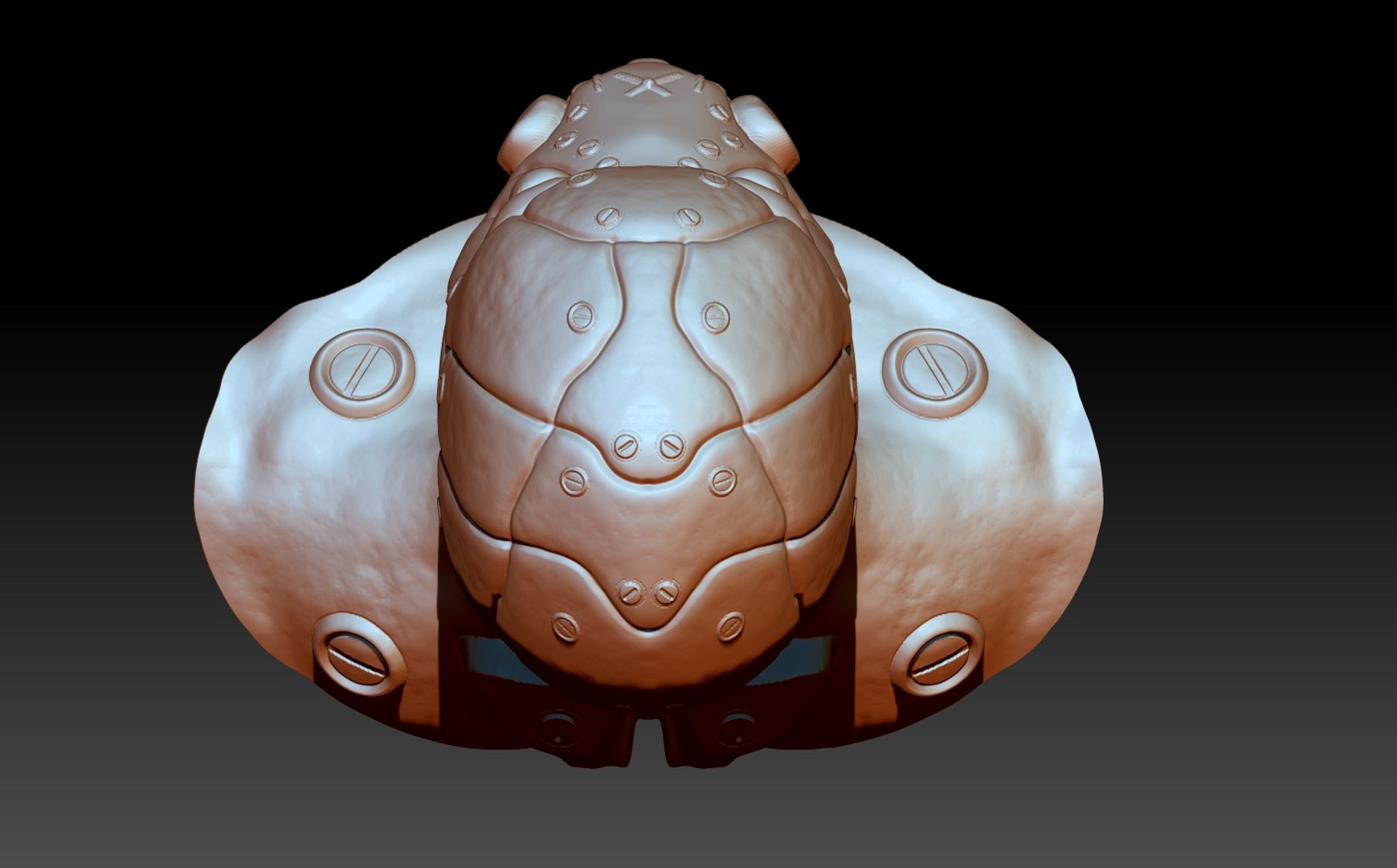 3d model zbrush robot