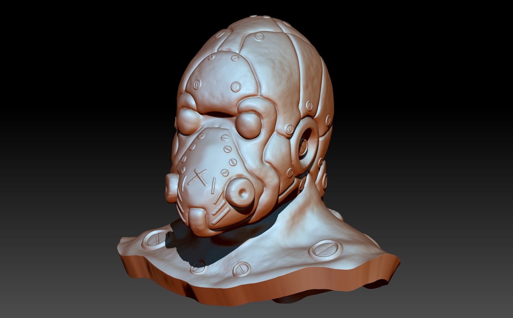 3d model zbrush robot