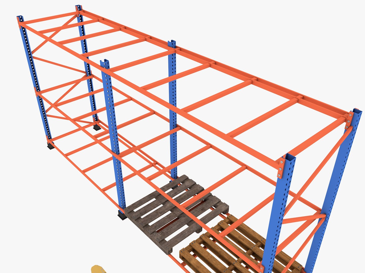 3D Pallet Rack Model - TurboSquid 2291305