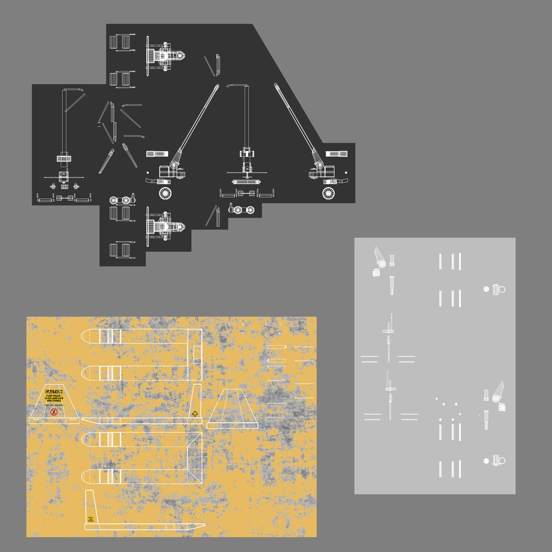 3D Pallet Rack Model - TurboSquid 2291305