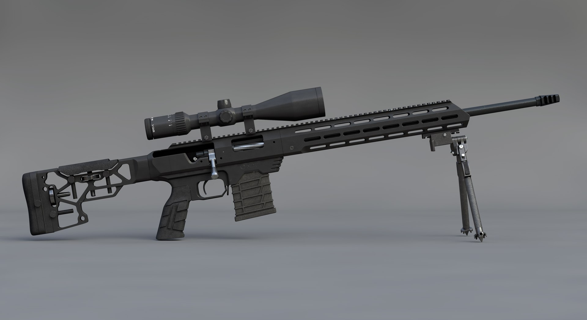 3D Tac21 Gen2 Black Chassis Model - TurboSquid 1585108