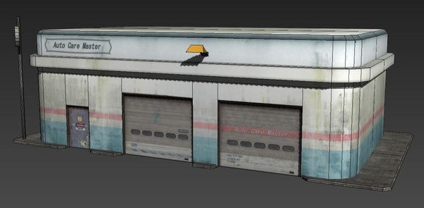 3d model of garage