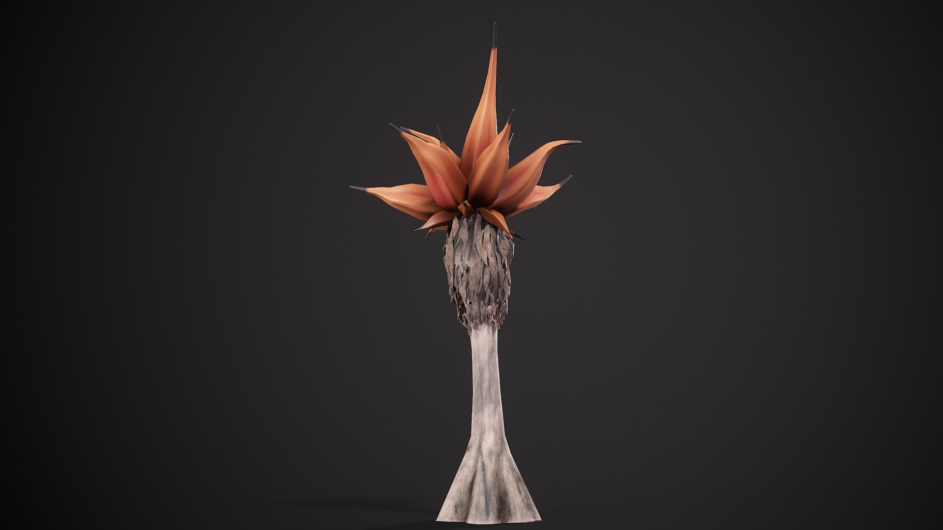 3D Alien Palm Vegetation - TurboSquid 1688670