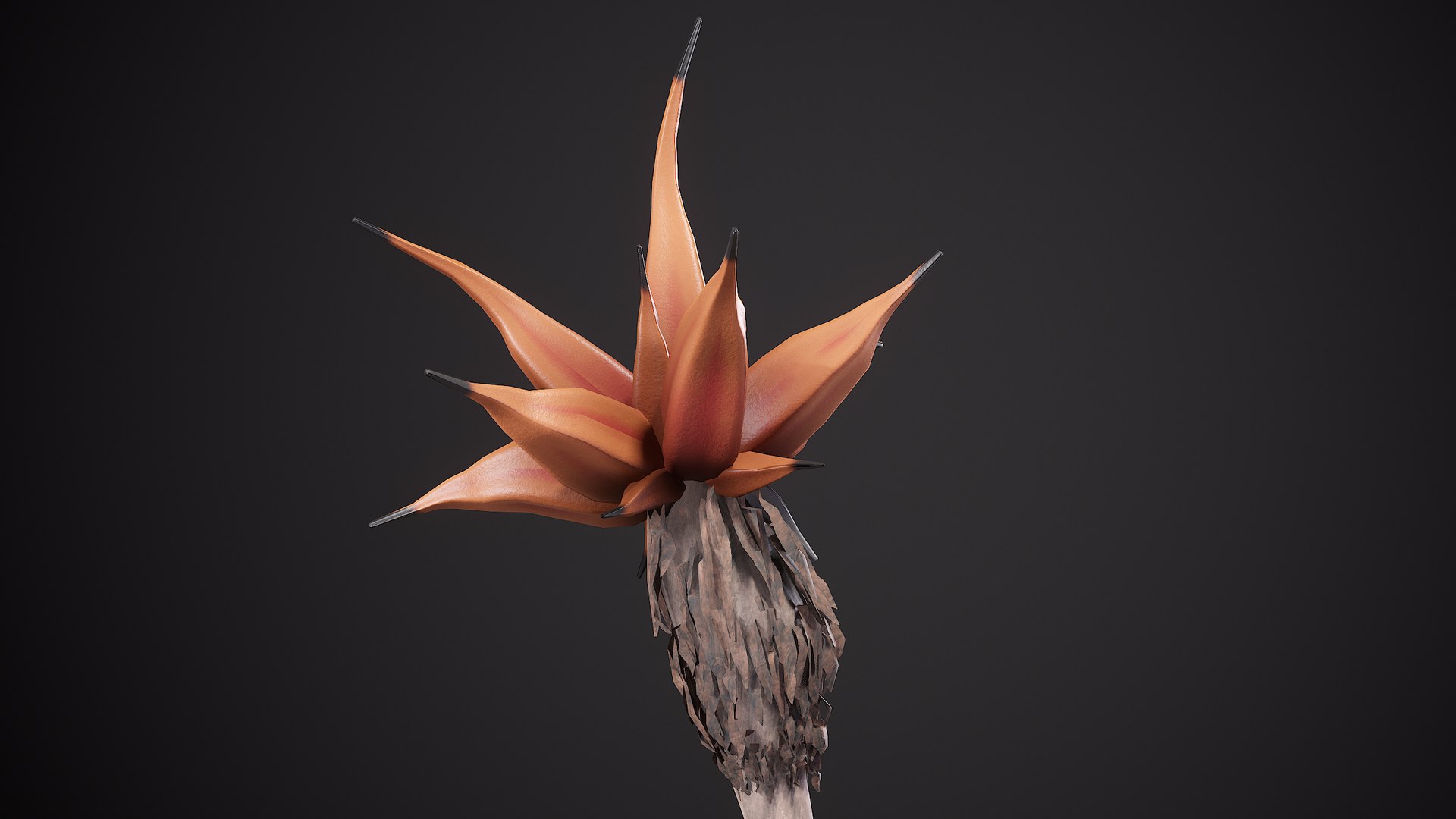 3D Alien Palm Vegetation - TurboSquid 1688670