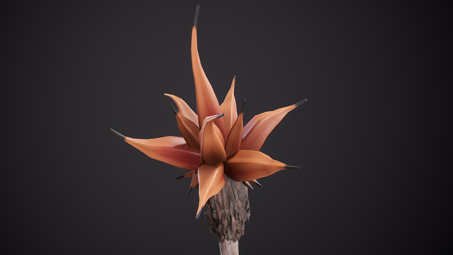 3D Alien Palm Vegetation - TurboSquid 1688670