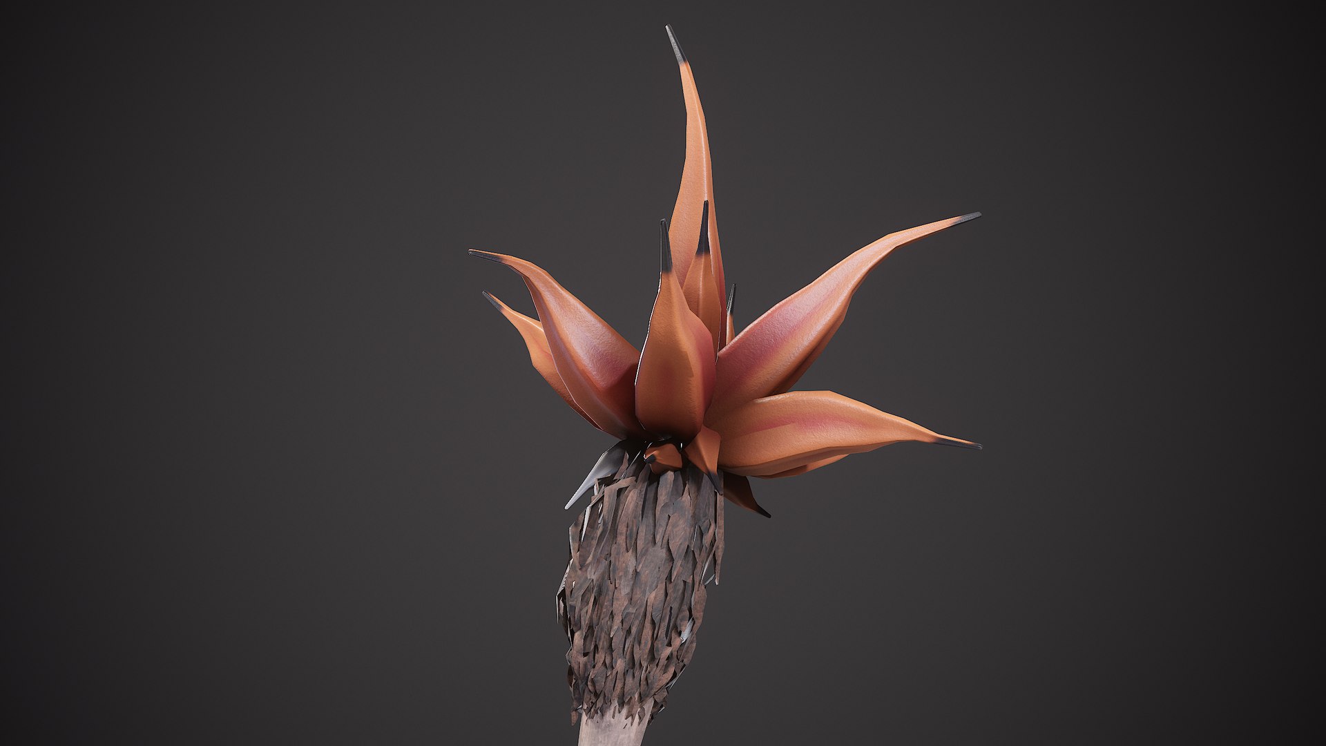 3D Alien Palm Vegetation - TurboSquid 1688670