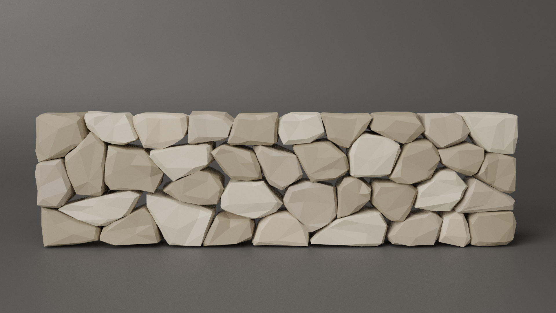 Cartoon Stone Wall 3D Model - TurboSquid 2137855