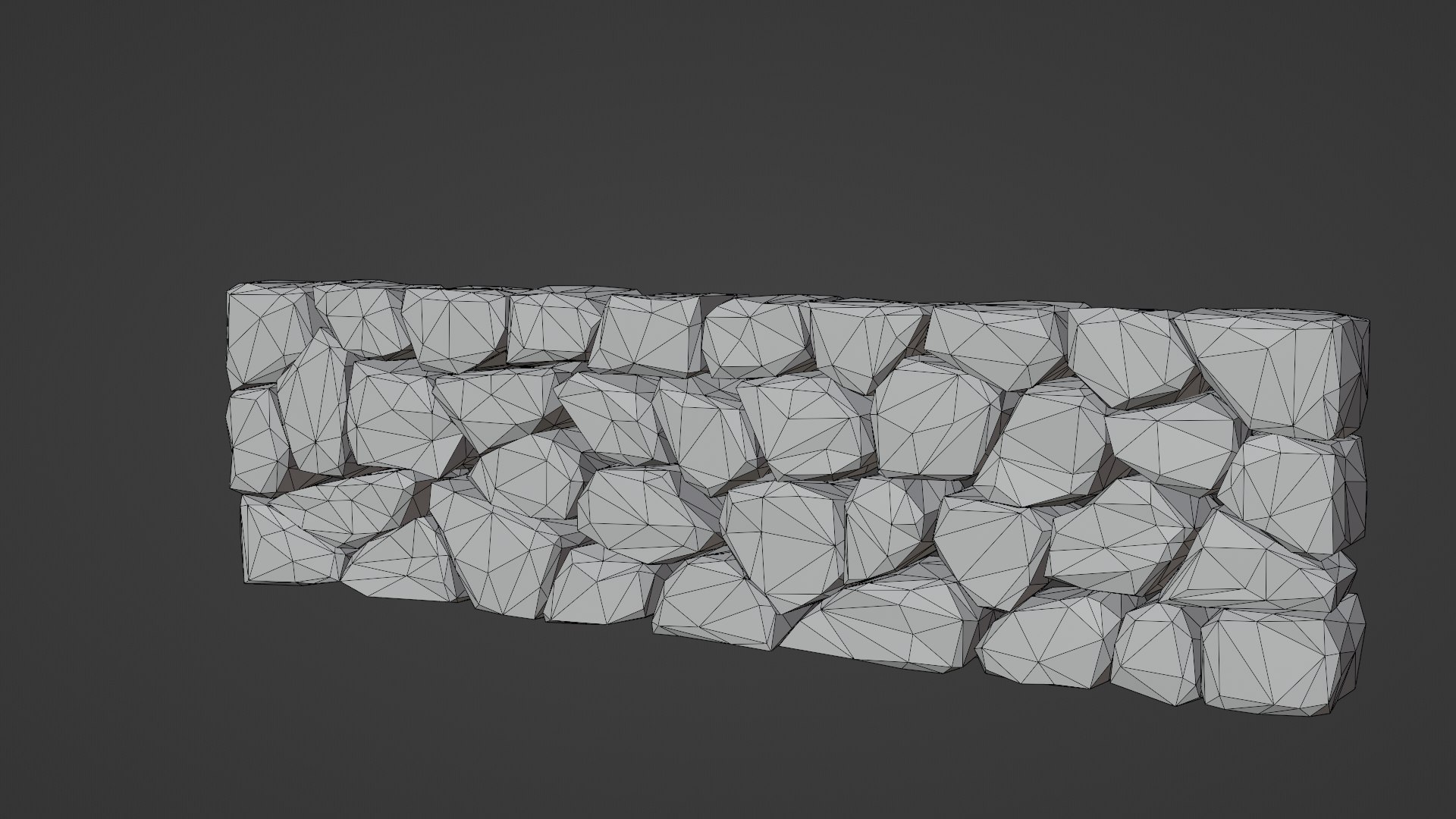 Cartoon Stone Wall 3D Model - TurboSquid 2137855