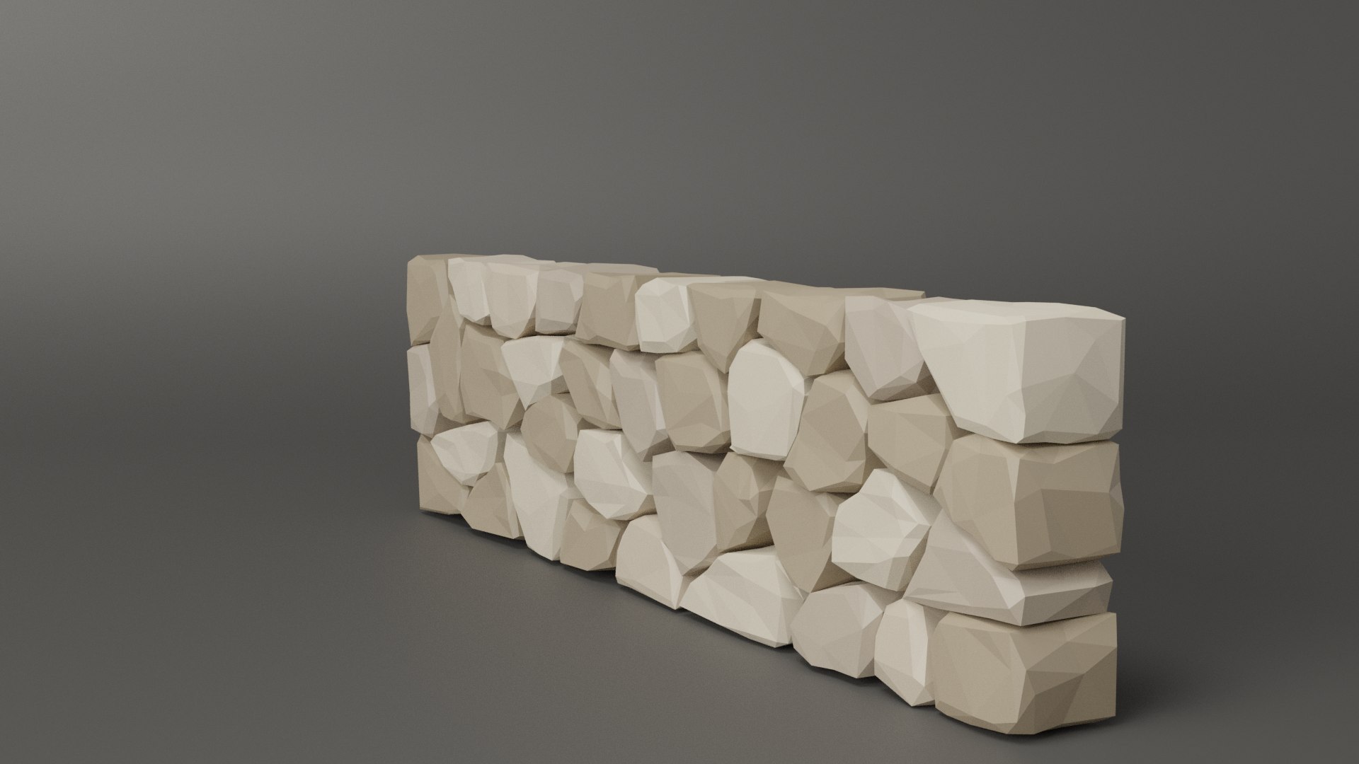 Cartoon Stone Wall 3D Model - TurboSquid 2137855