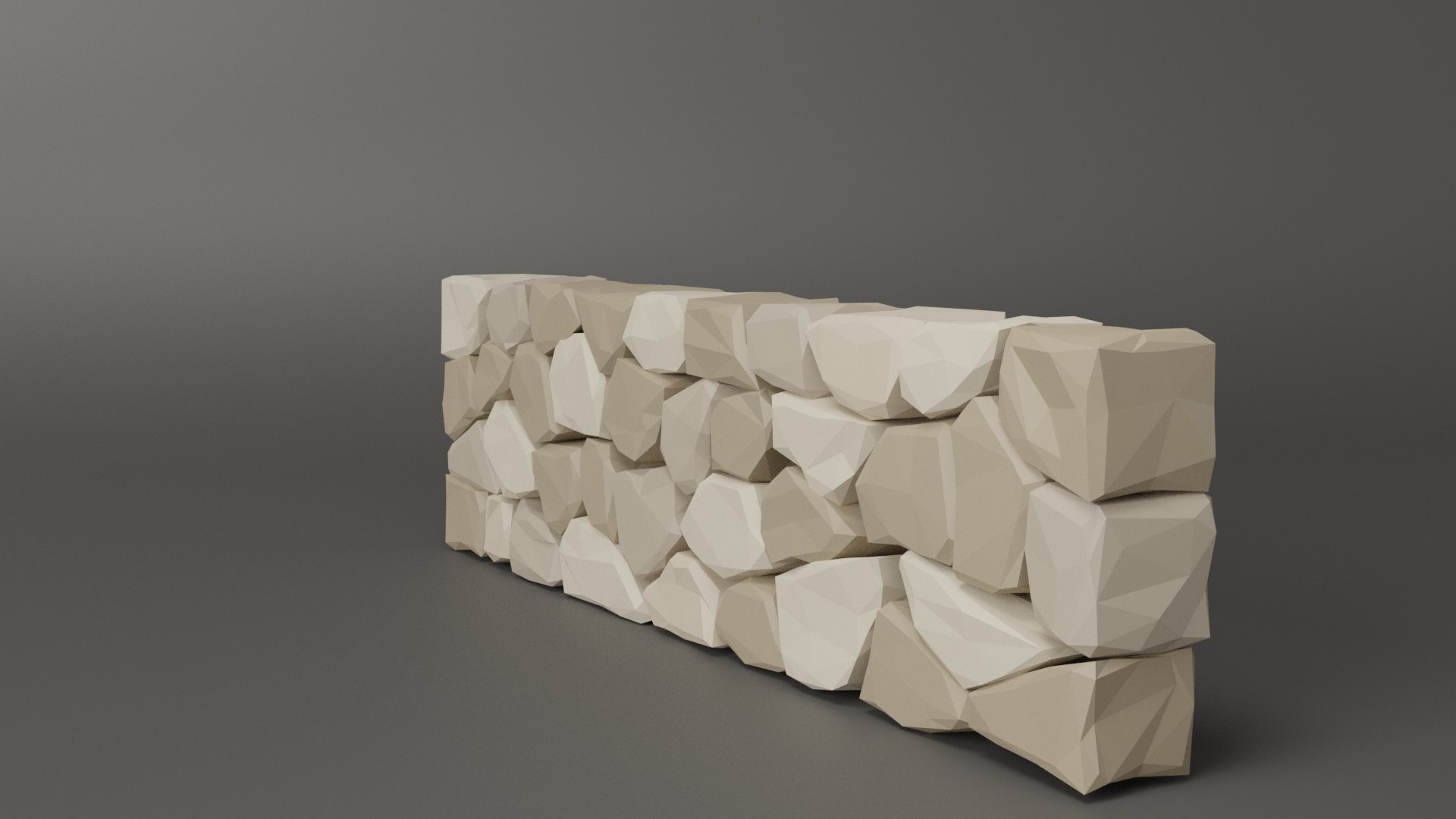 Cartoon Stone Wall 3D Model - TurboSquid 2137855