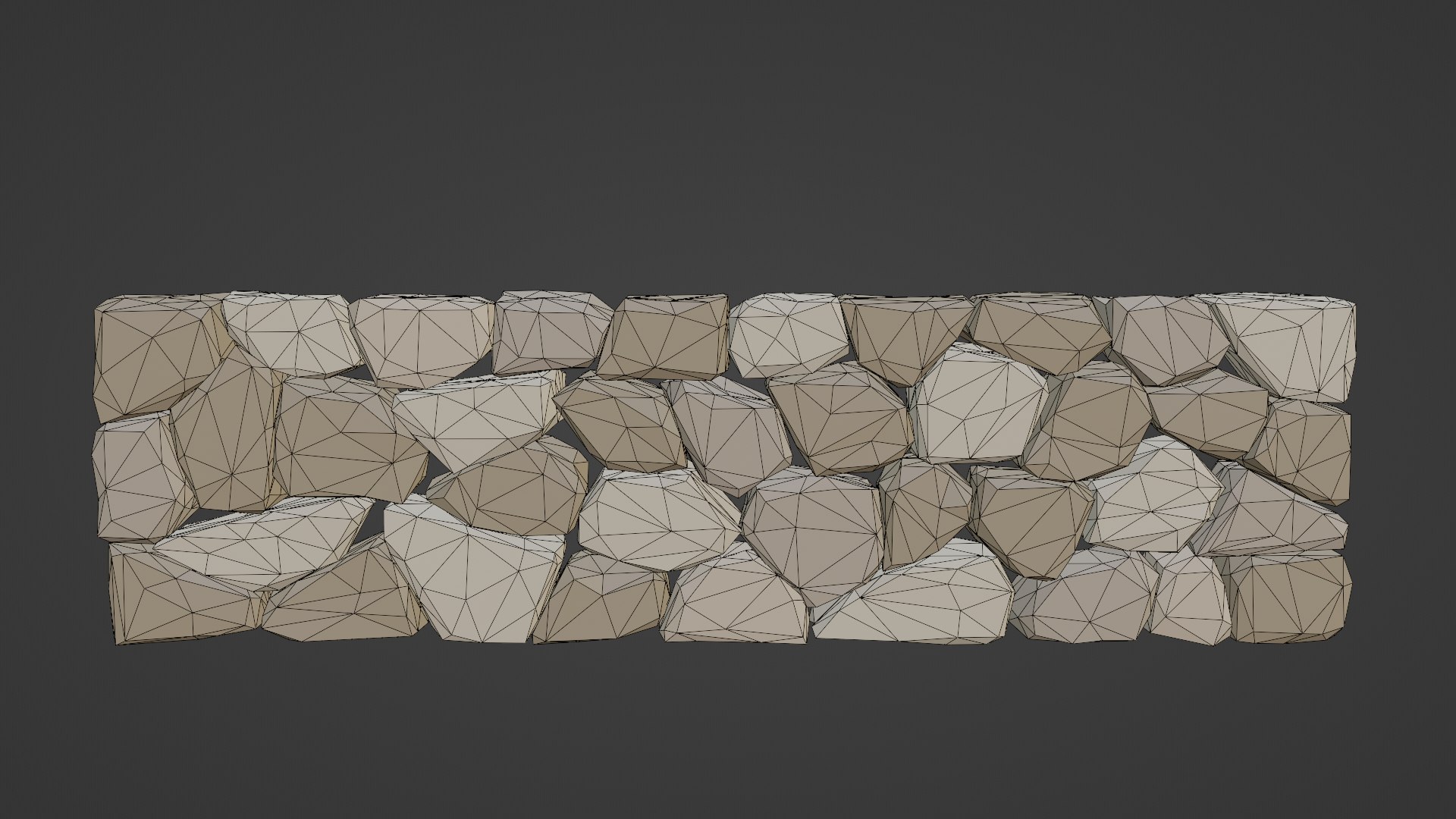 Cartoon Stone Wall 3D Model - TurboSquid 2137855