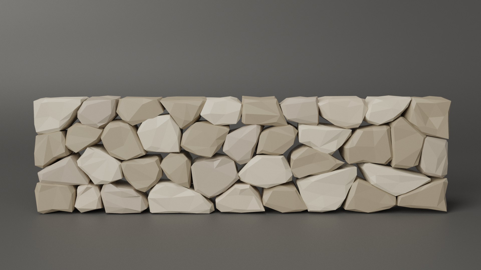 Cartoon Stone Wall 3D Model - TurboSquid 2137855