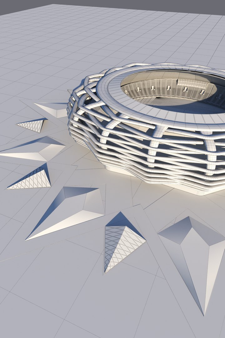 3D Arena Architectural Stadium - TurboSquid 1485977