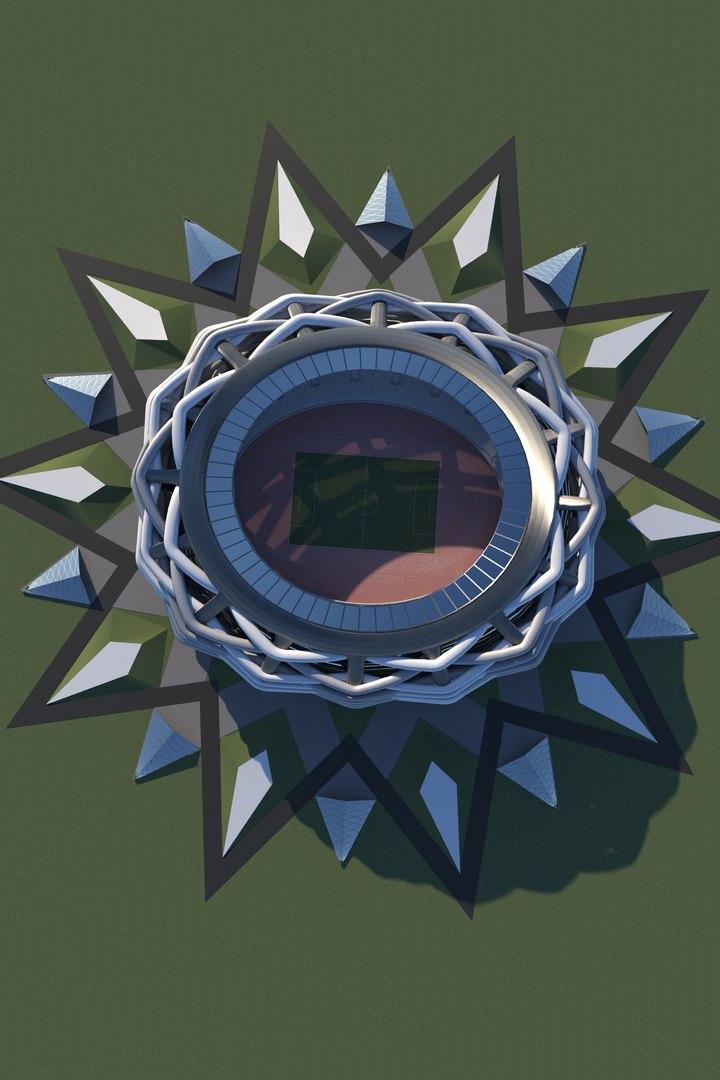 3D Arena Architectural Stadium - TurboSquid 1485977
