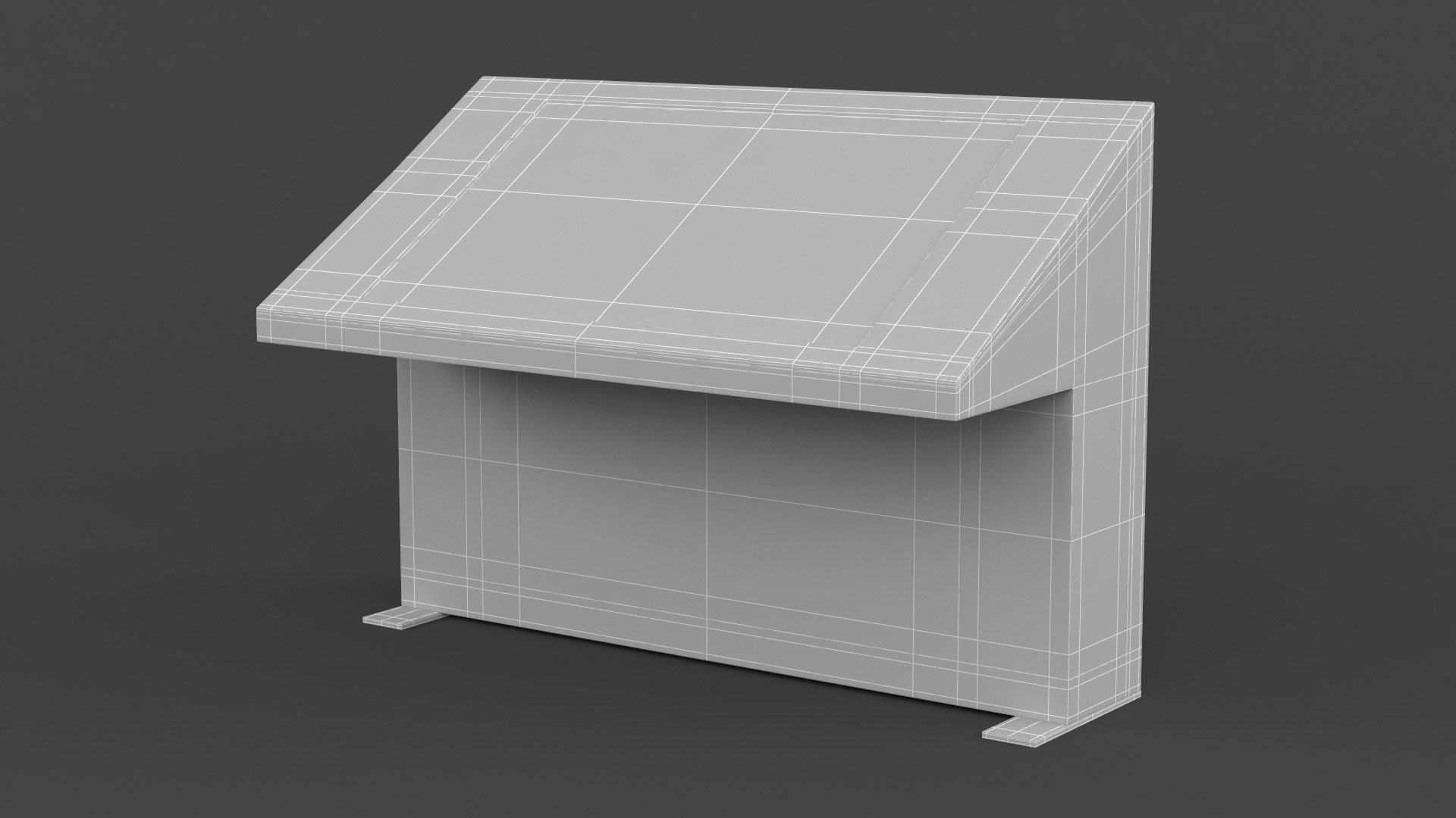 3D Information Kiosk Model - TurboSquid 2275590