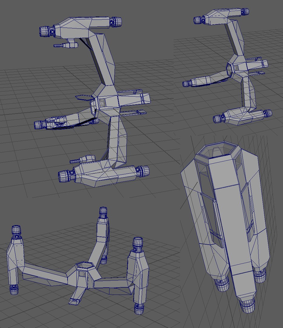 Free Sci Fi Shuttle 3D Model - TurboSquid 1245390