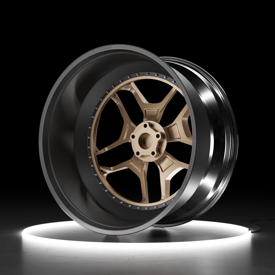 Rotiform HUR Car wheel 3D model - TurboSquid 1758887