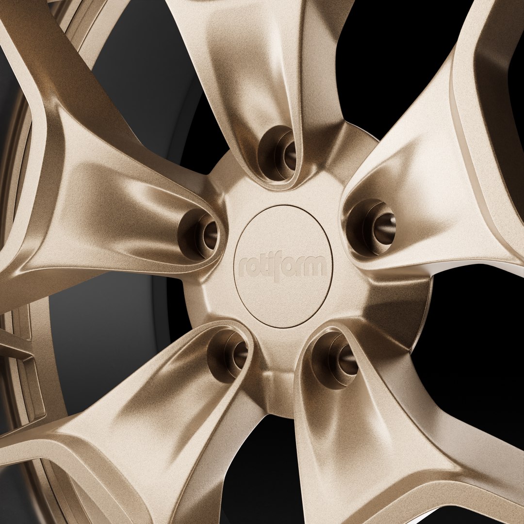 Rotiform HUR Car wheel 3D model - TurboSquid 1758887