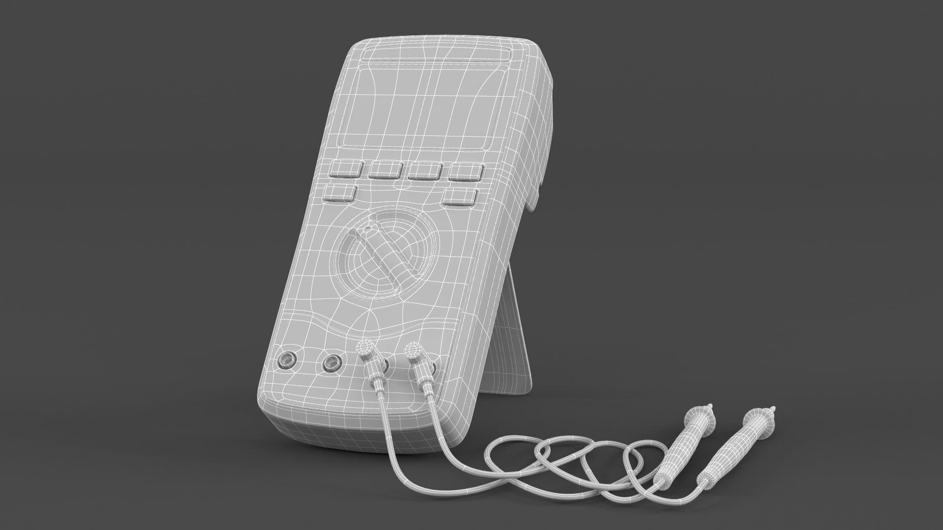 Digital Multimeter 3D Model - TurboSquid 1927636