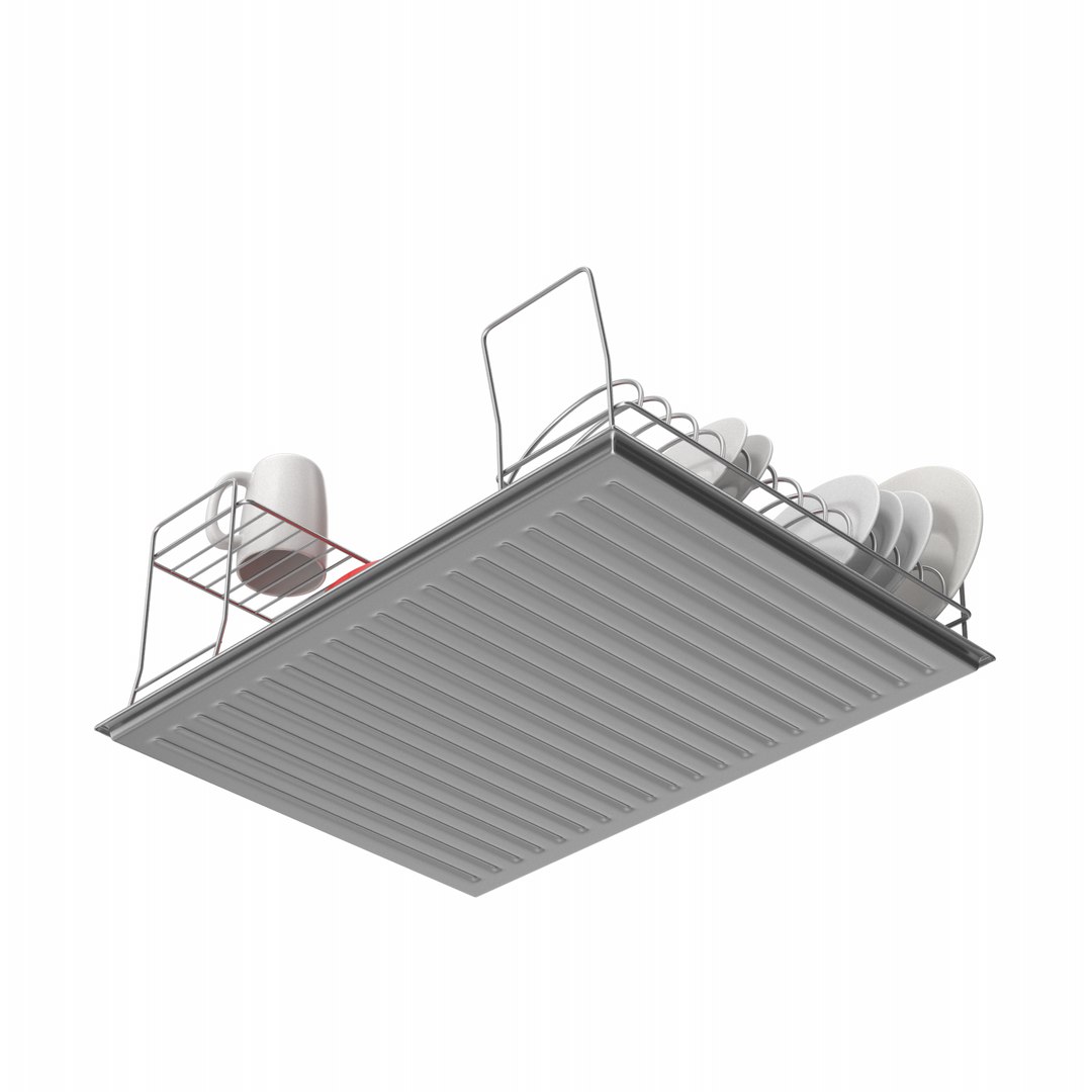 3D Dish Drainer Set - TurboSquid 2025675