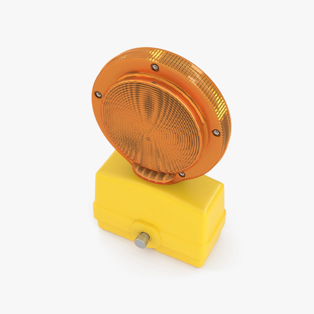 Warning Light 3D - TurboSquid 1759451