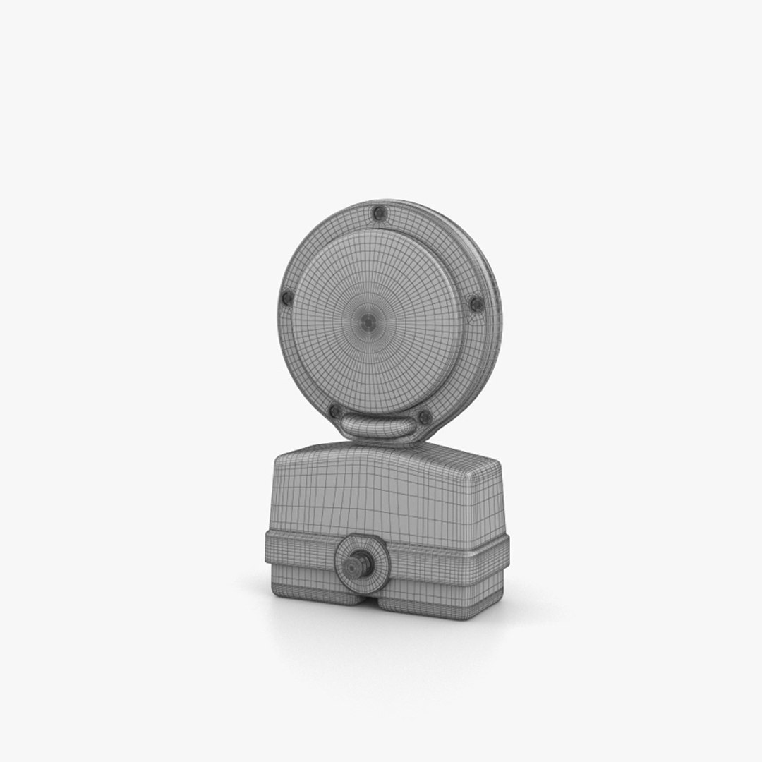 Warning Light 3D - TurboSquid 1759451