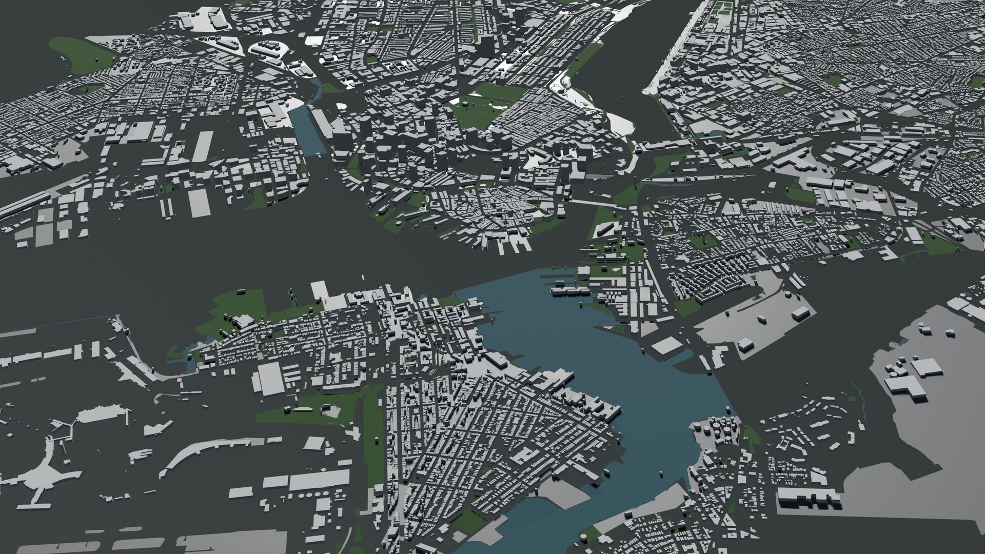 3D Model Boston Massachusette USA - Mass Buildings - TurboSquid 1978078