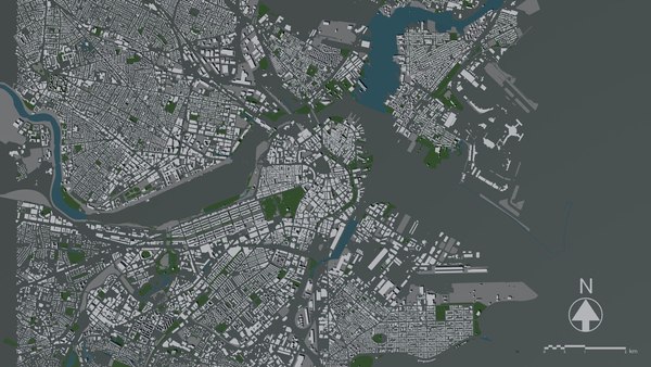 3D model Boston Massachusette USA - Mass buildings - TurboSquid 1978078