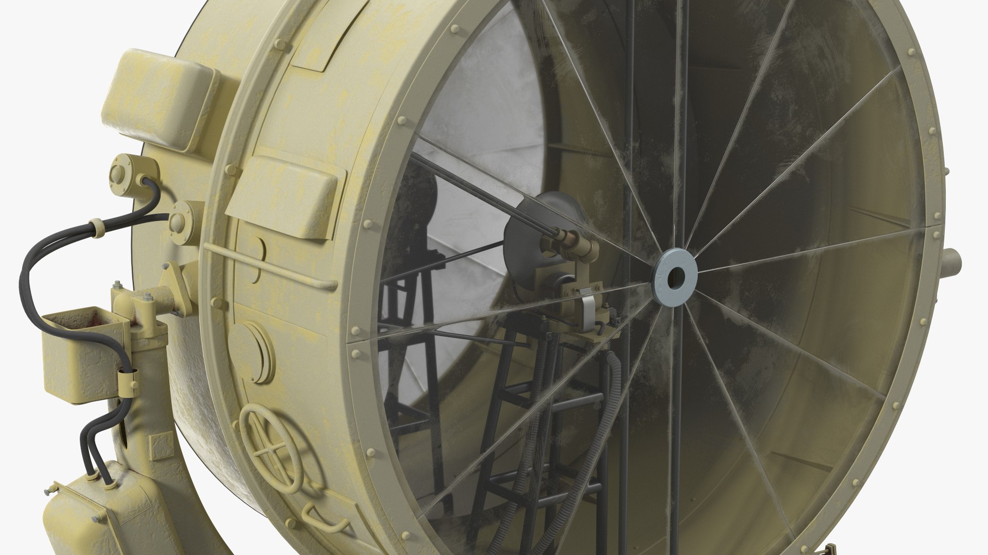 3D Old Military Searchlight - TurboSquid 1965707