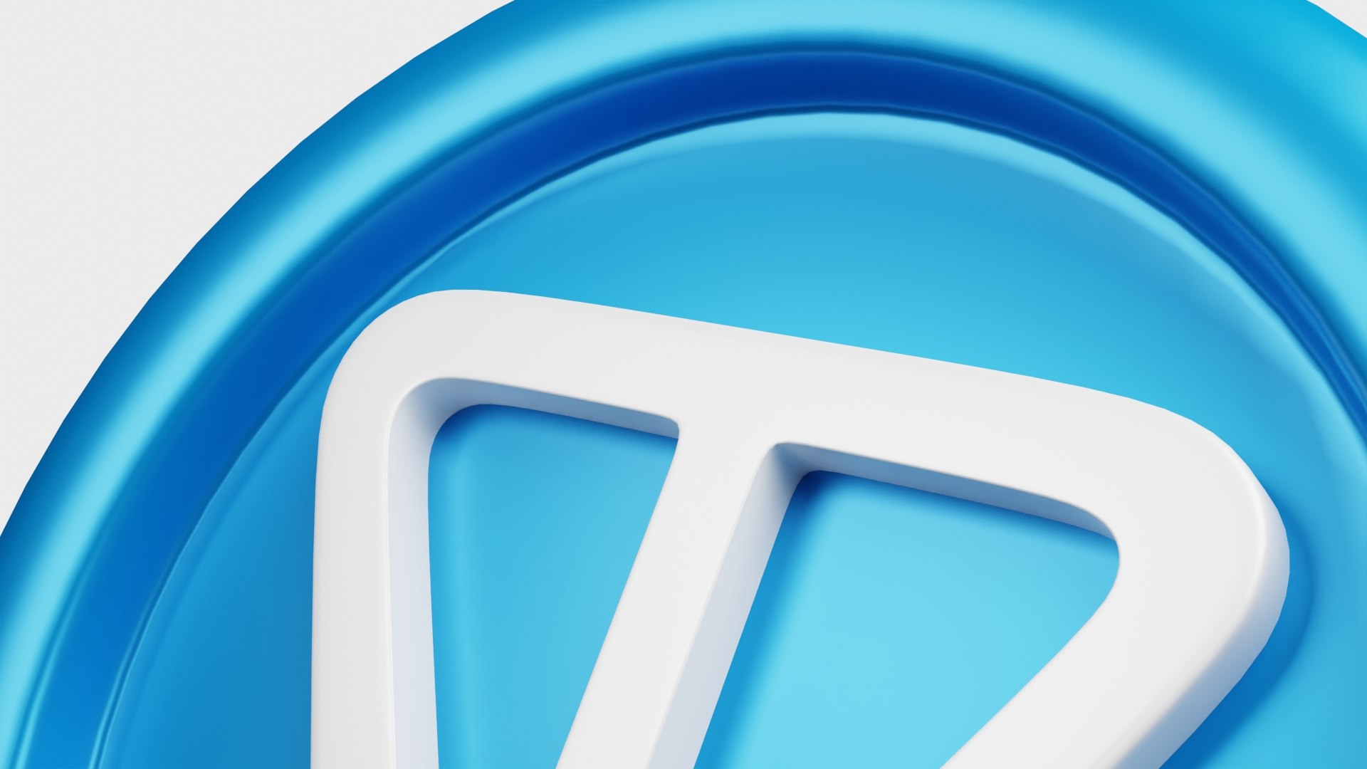 3D Toncoin Or TON Teal Crypto Coin With Cartoon Style - TurboSquid 2009784