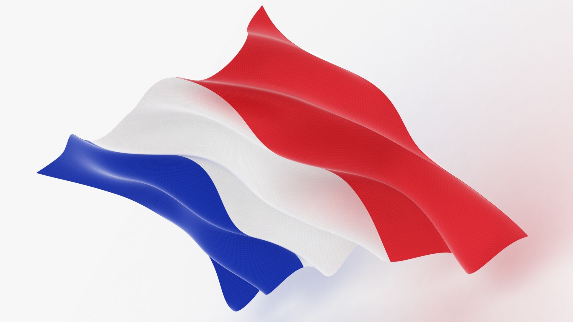 Realistic France Flag 3D - TurboSquid 1613560