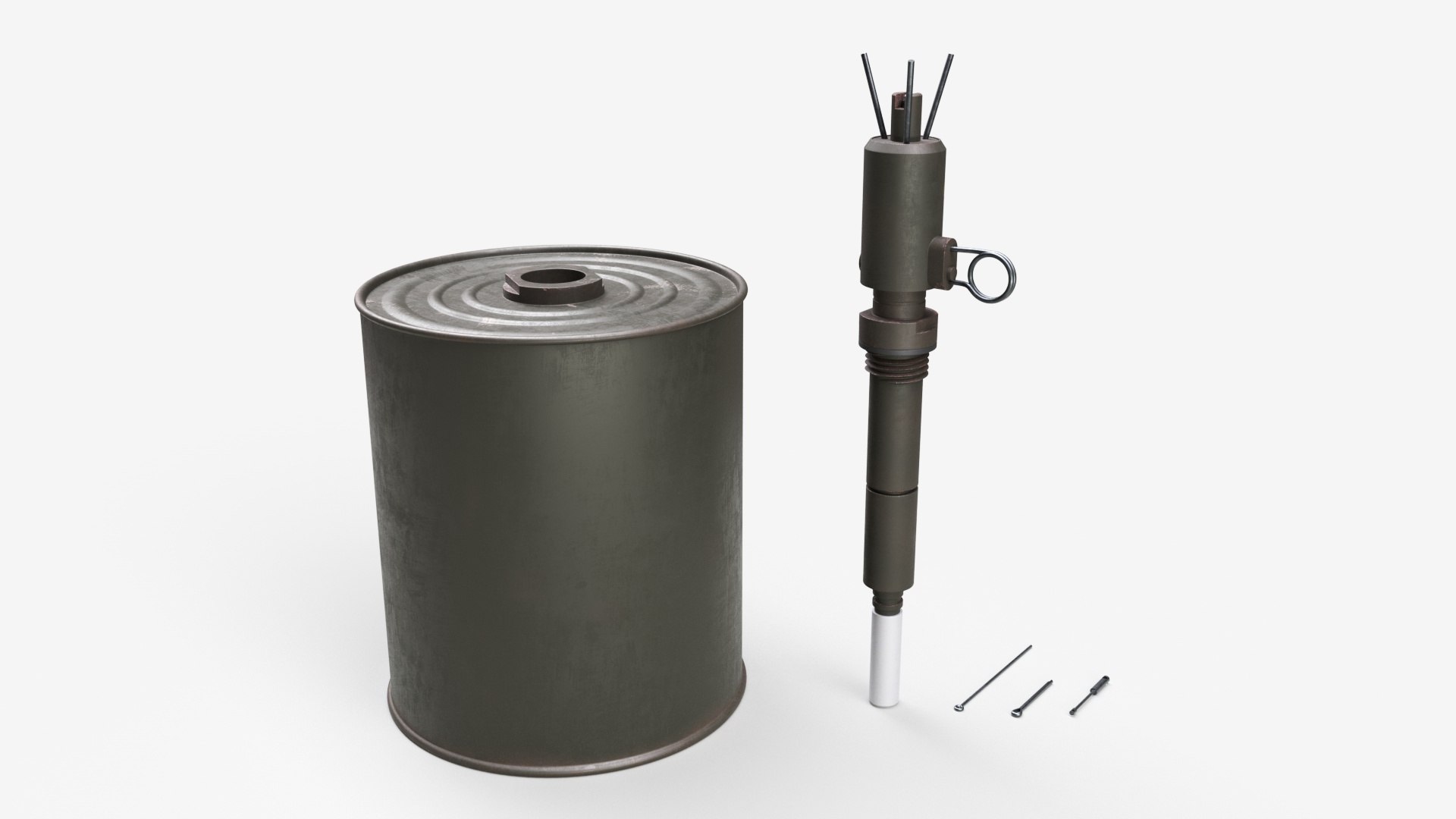 3D Bouncing Betty M16 Landmine - TurboSquid 1981668