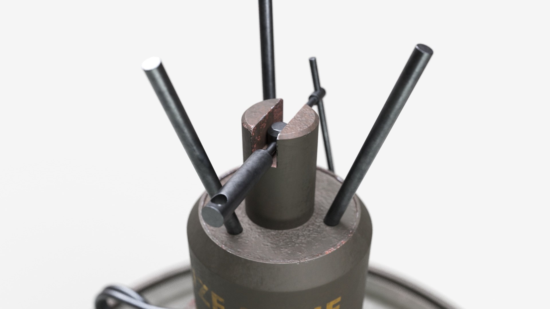 3D Bouncing Betty M16 Landmine - TurboSquid 1981668