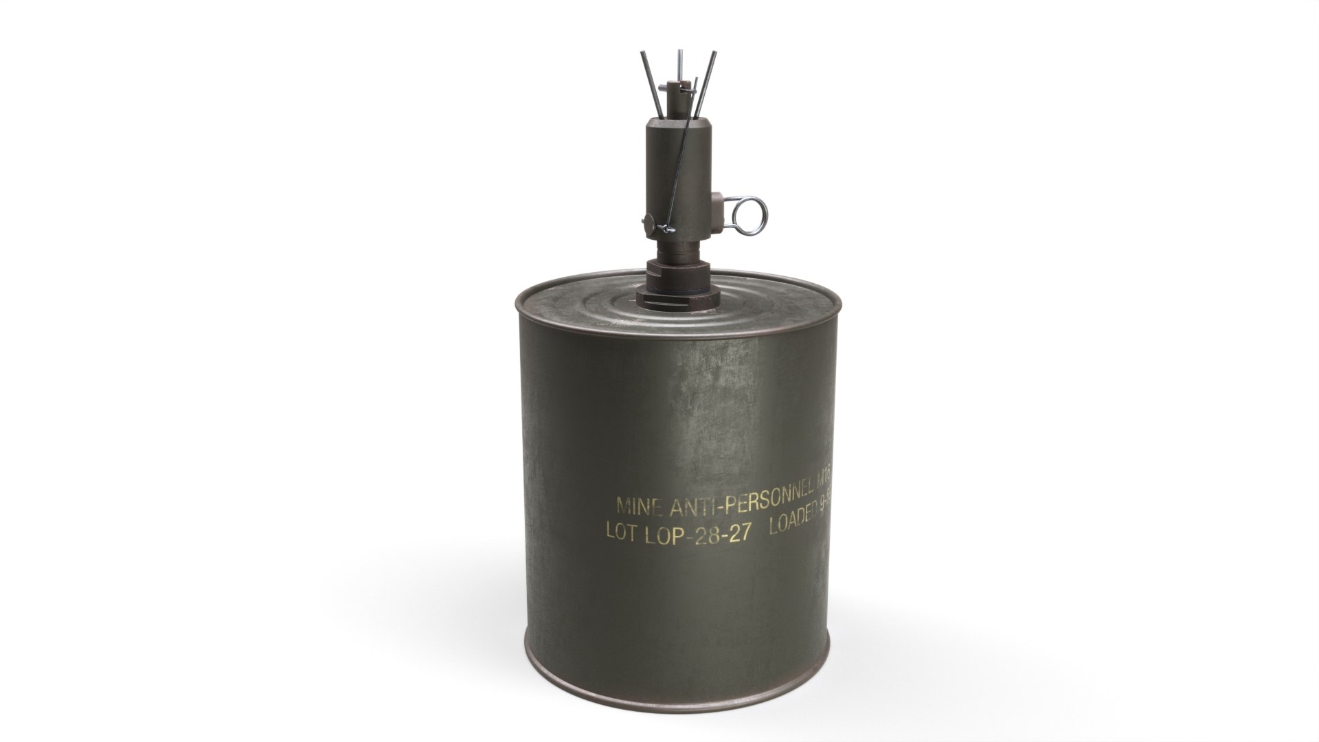 3D Bouncing Betty M16 Landmine - TurboSquid 1981668