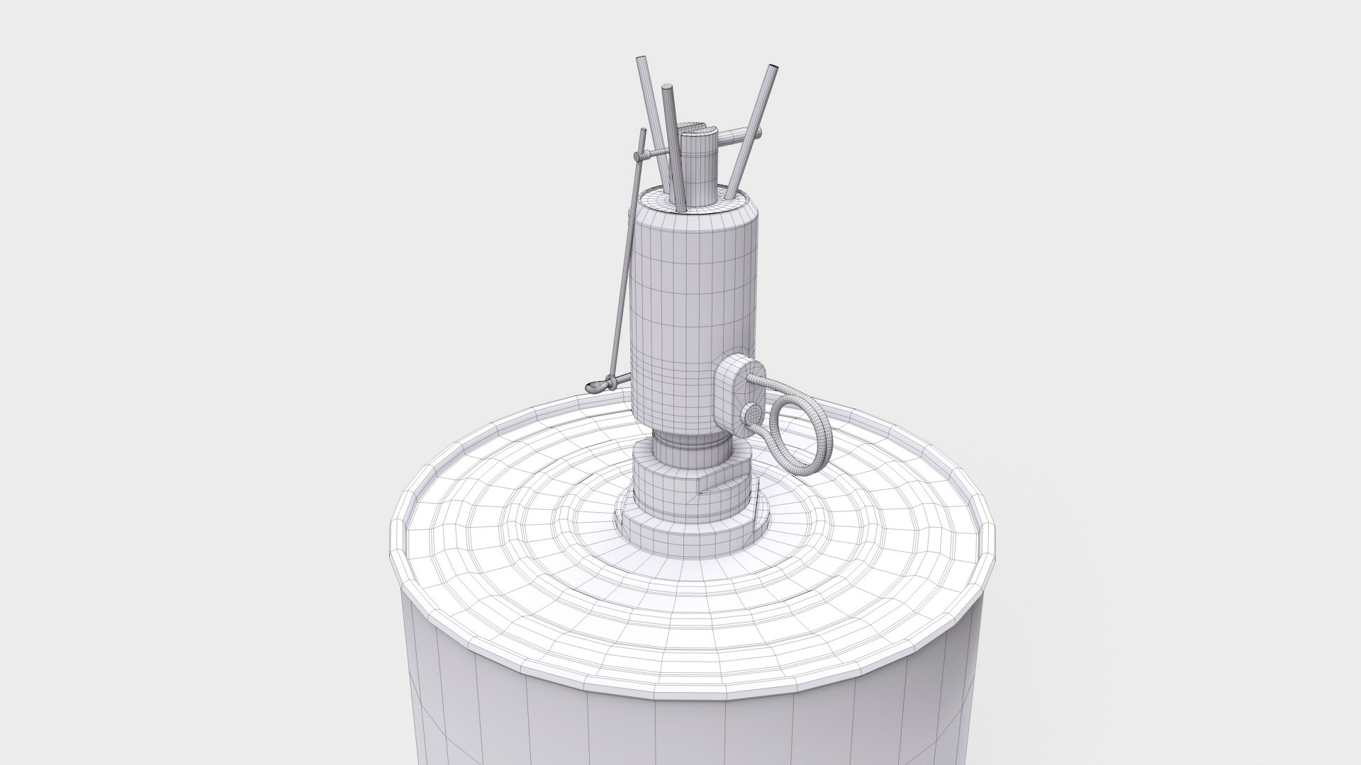 3D Bouncing Betty M16 Landmine - TurboSquid 1981668
