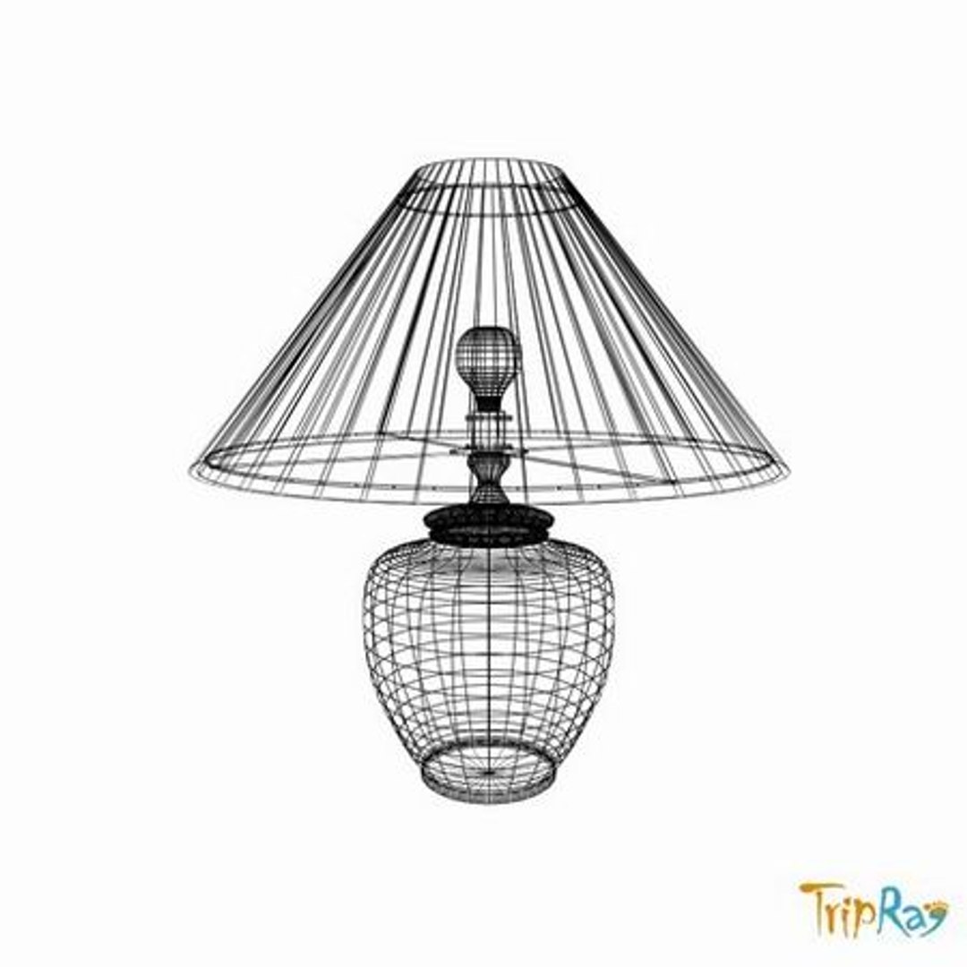 Free Lamp Table 3d Model