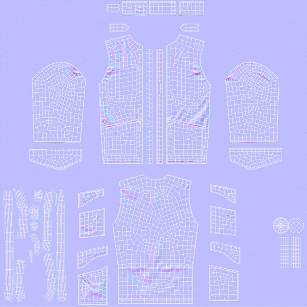 Realistic jacket cloth 3D model - TurboSquid 1195530