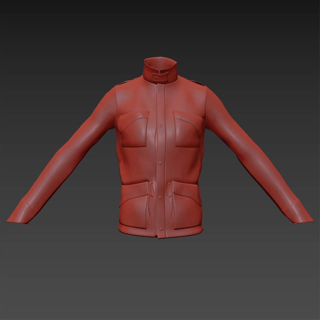 Realistic jacket cloth 3D model - TurboSquid 1195530